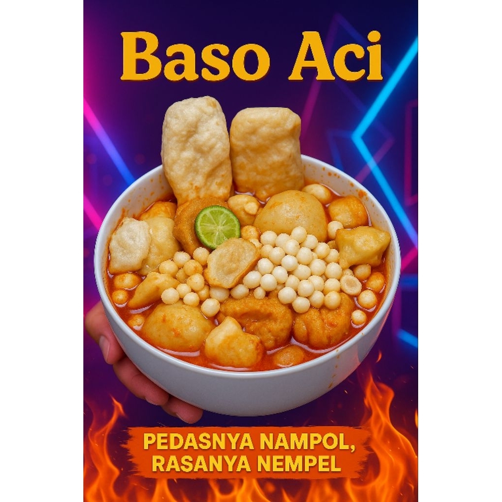 Jual Baso aci komplit 10 pack /baso aci pedas hemat /baso aci instan ...