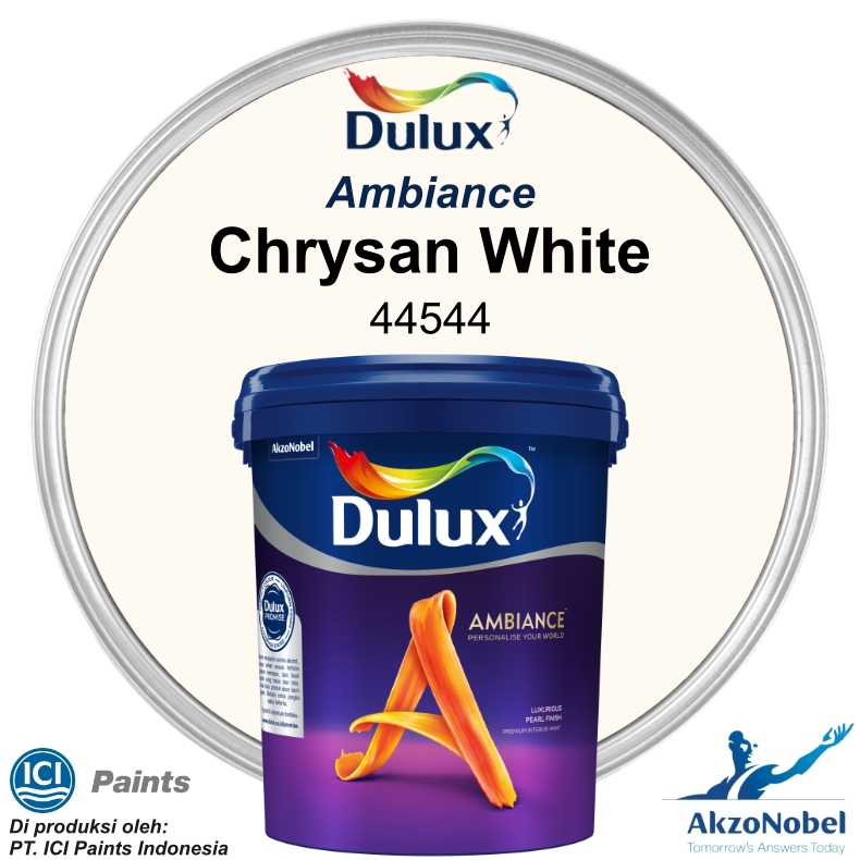 Jual CAT DULUX AMBIANCE 20 LT - CHRYSAN WHITE 44544 | Shopee Indonesia