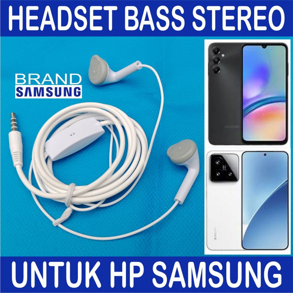 Jual Headset Bass Stereo untuk HP Samsung Galaxy M56 M36 M26 M16 M06 ...