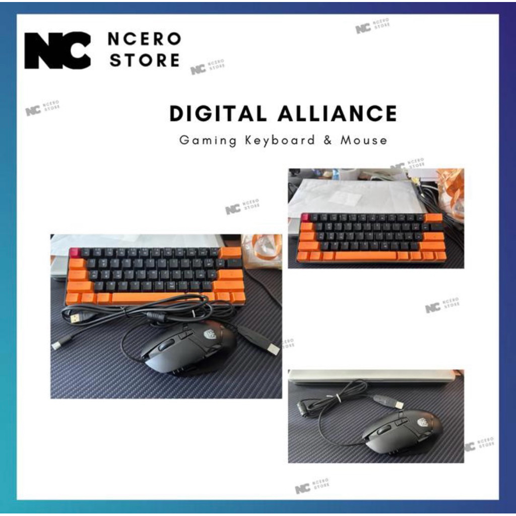 Jual Digital Alliance Keyboard Mechanical MECA 6 Mouse Luna X Gaming ...