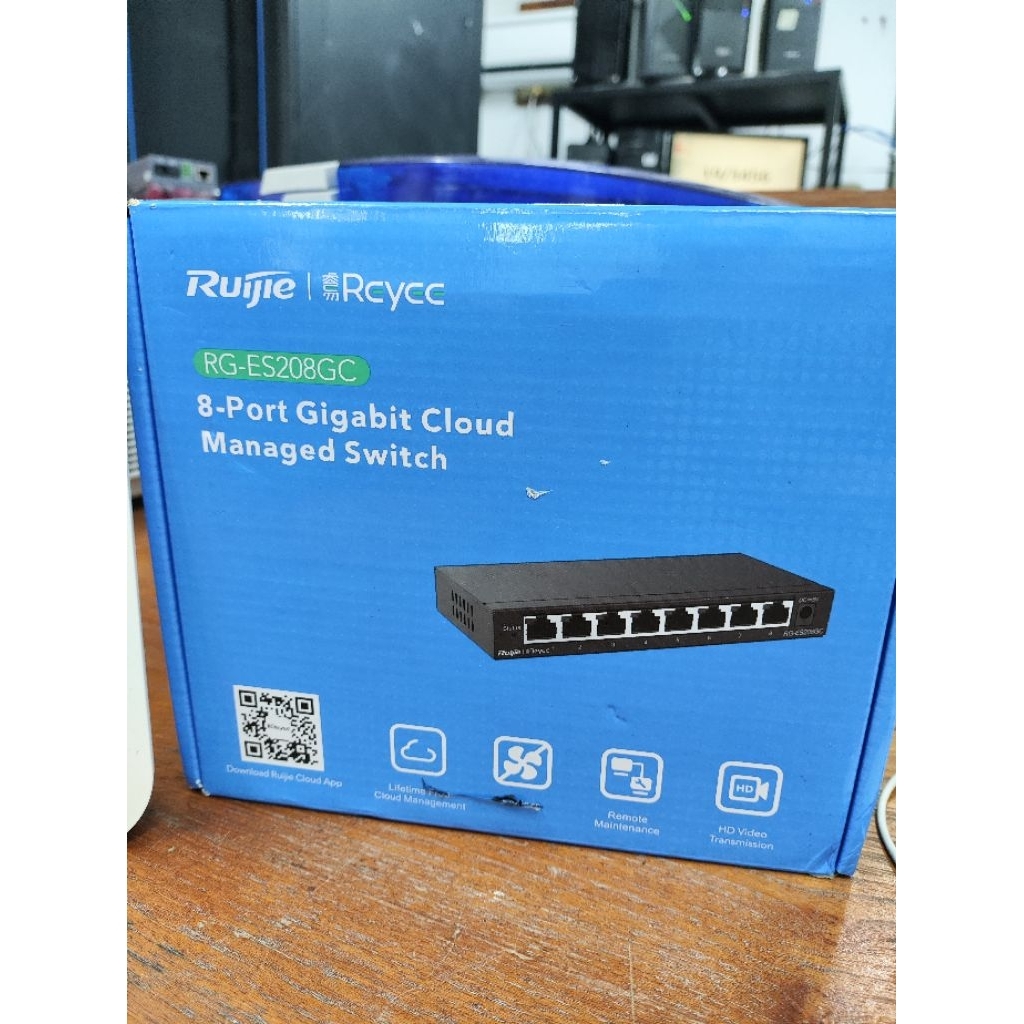 Jual Ruijie Reyee switch RG-ES208GC | Shopee Indonesia