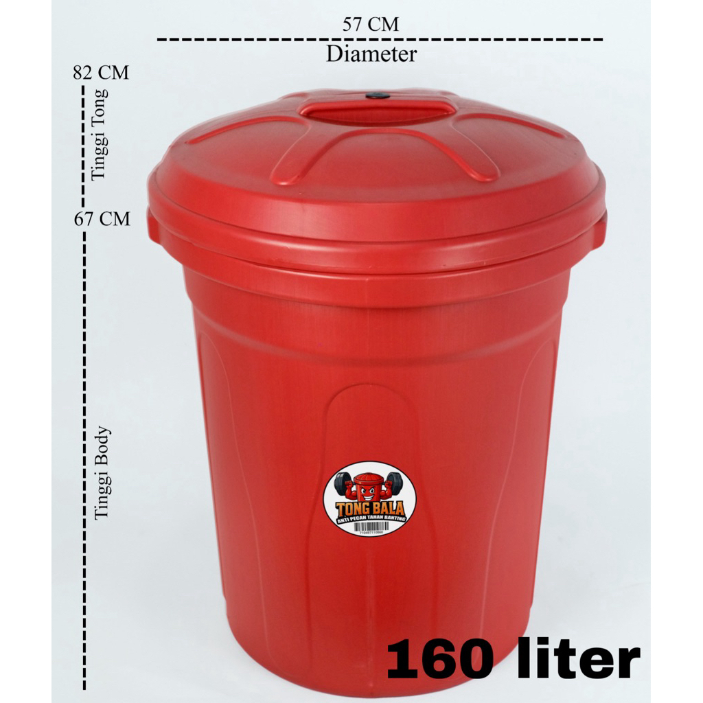 Jual TONG /TIMBA/ EMBER JUMBO TEBAL BERBAGAI UKURAN 160 l, 120 liter ...