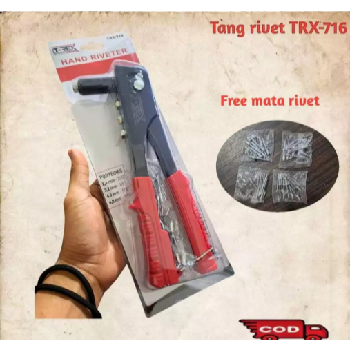 Jual TREX Tang Ripet 10 inch - Hand Rivet 2.4 - 4.8 mm - Tembakan Paku ...