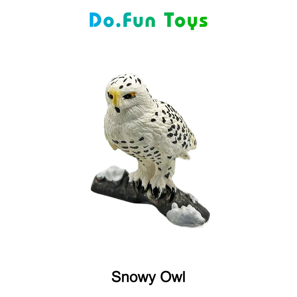 Jual Animal Figurine | SNOWY OWL / Mainan Miniatur Binatang Burung ...