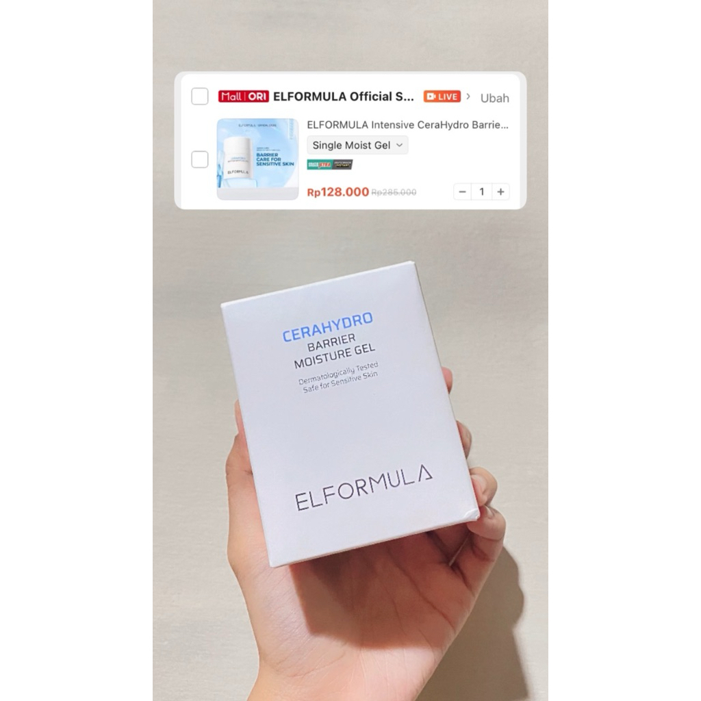 Jual [ROBBA ID] ELFORMULA Intensive CeraHydro Barrier Repair Moisture ...