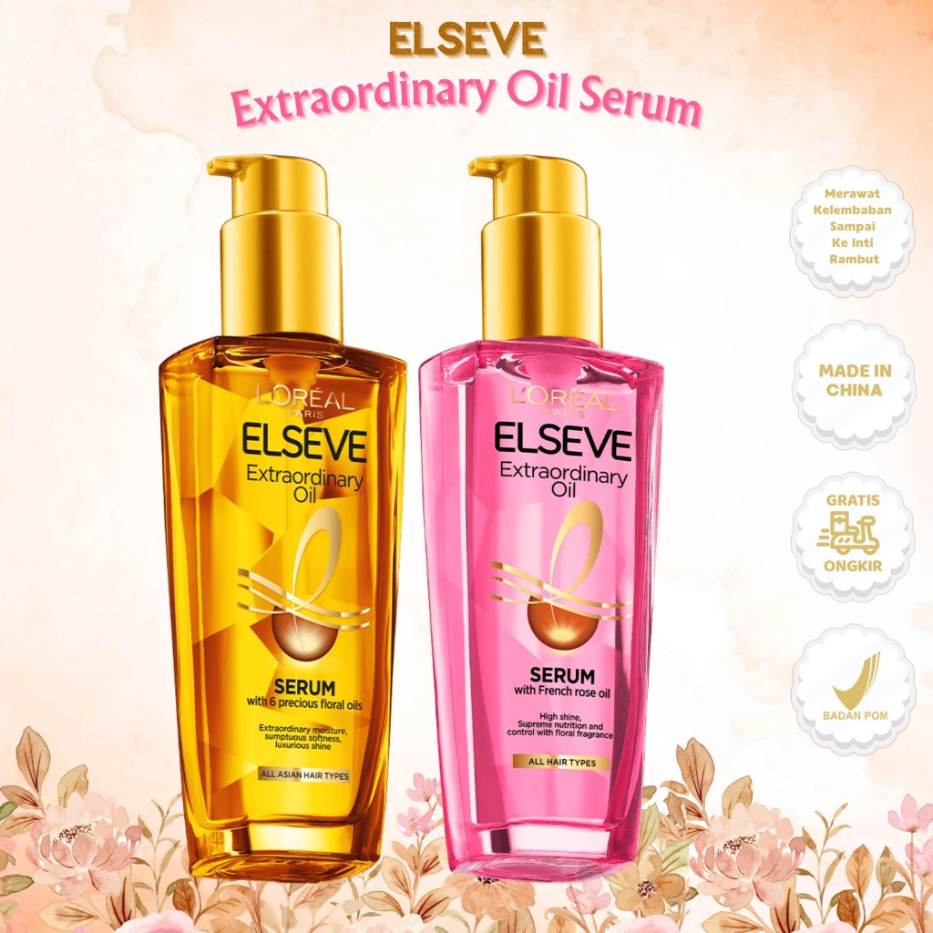 Jual LOREAL Paris Elseve Extraordinary Oil Hair Treatment Serum ...