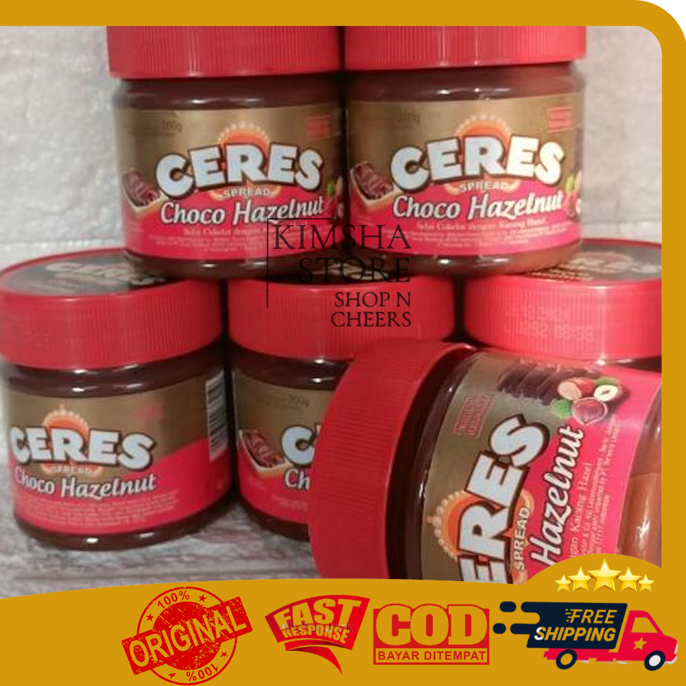 Jual Ceres Spread Choco Hazelnut 180 350 gram Sarapan Olesan Selai ...