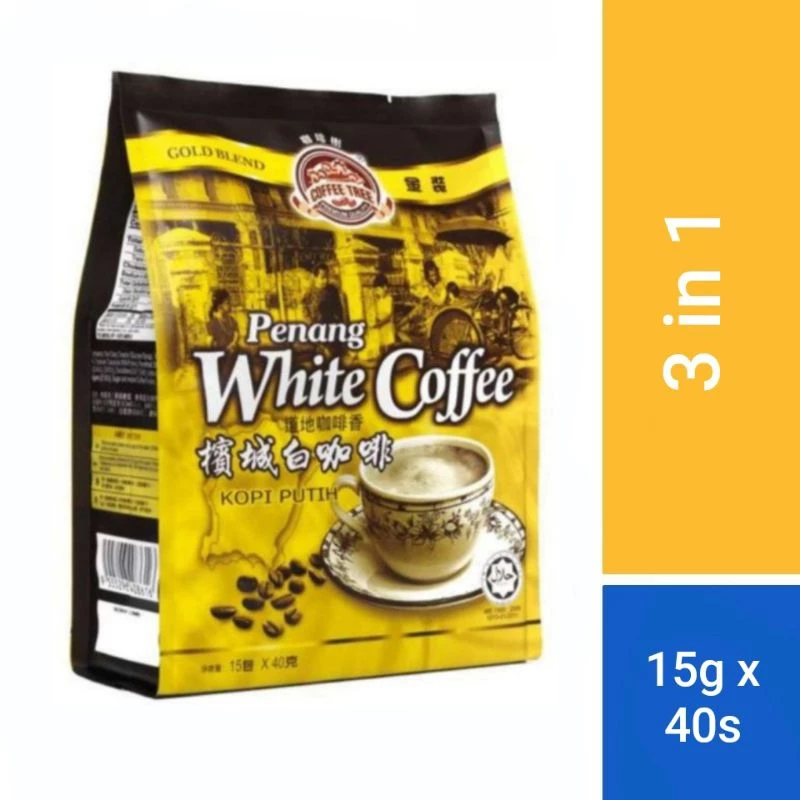 Jual PENANG White Coffee 3 in 1 Original Malaysia (40g x 15 sachet) | Shopee Indonesia