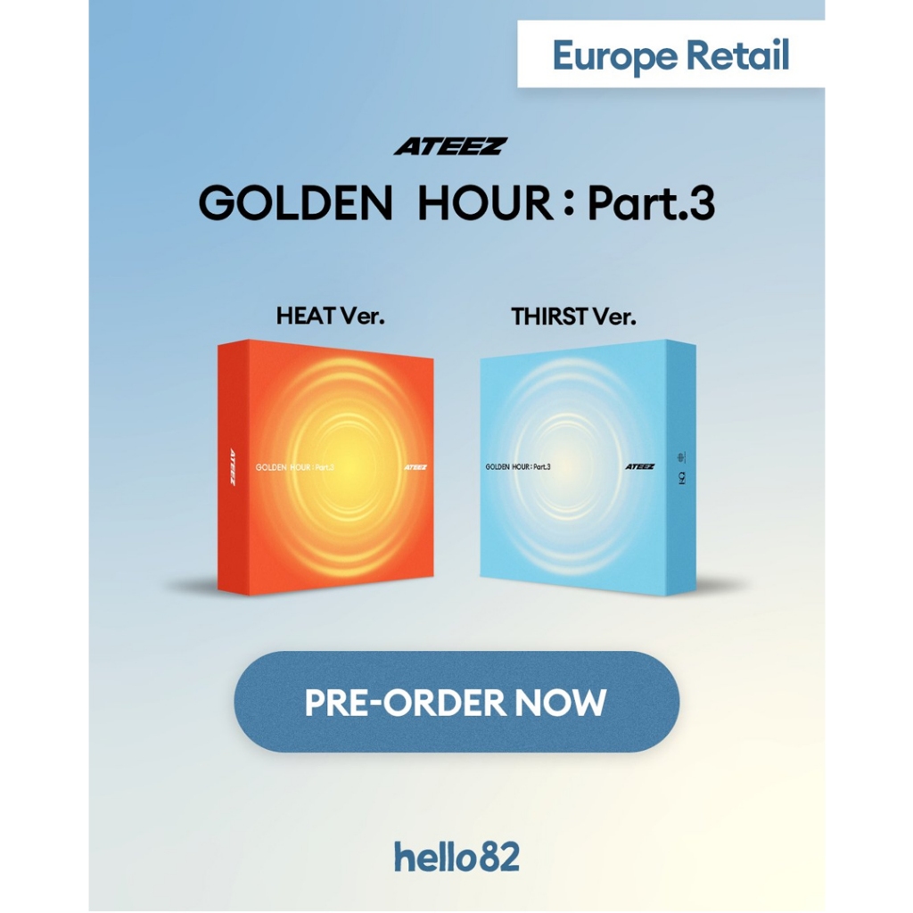 Jual ATEEZ - GOLDEN HOUR HEAT Ver. Part.3 (Barnes & Noble / Walmart ...