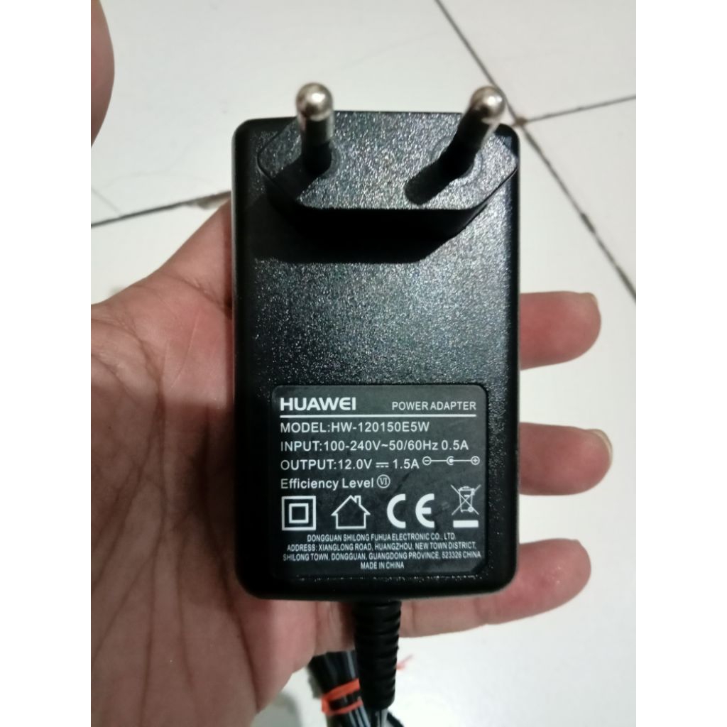 Jual Adaptor 12V 1.5A Original Huawei Adaptor Modem Router Fiberhome ...