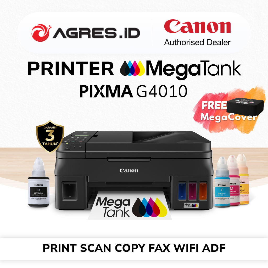 Jual Printer F4 CANON G4010 ADF Wifi Print Scan Copy - Original ...