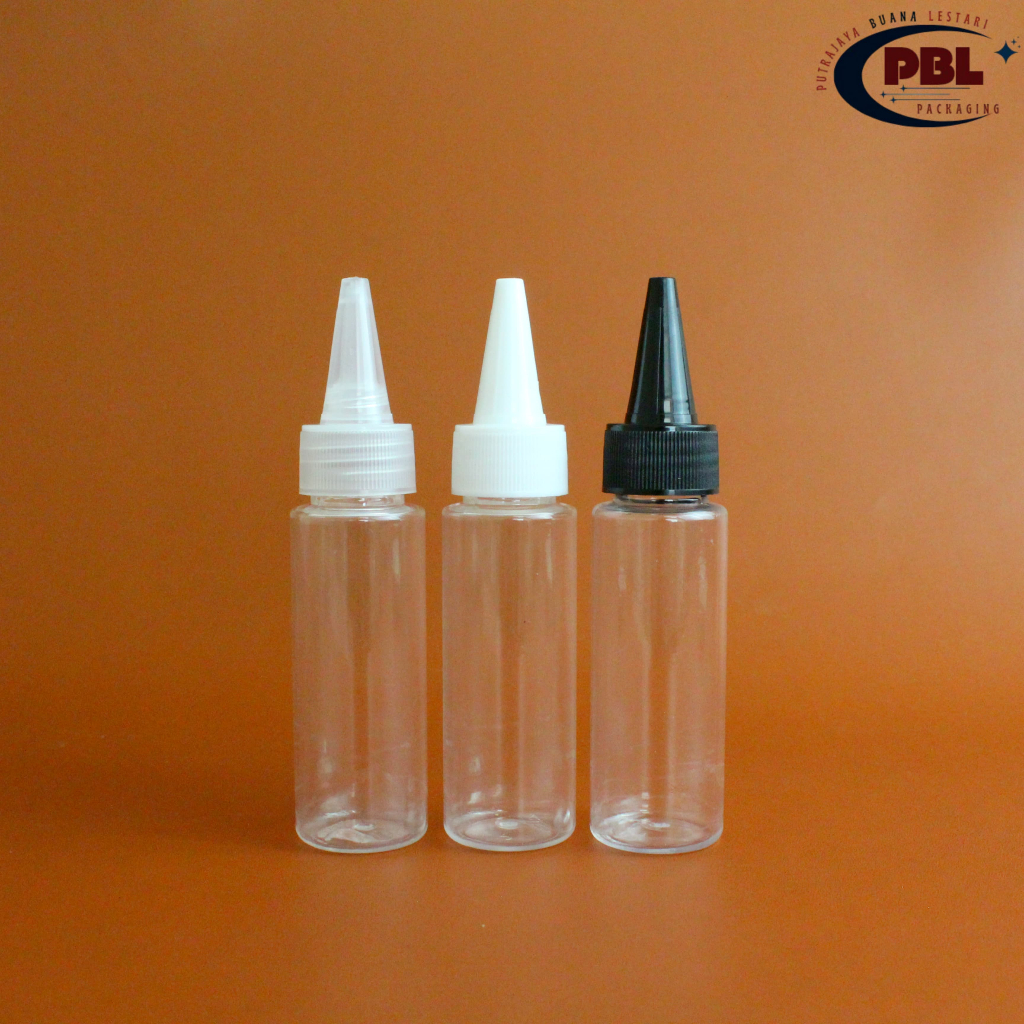 Jual Botol Kerucut 50ml RF / Botol Plastik Pet 50ml / Botol Tinta 50ml ...