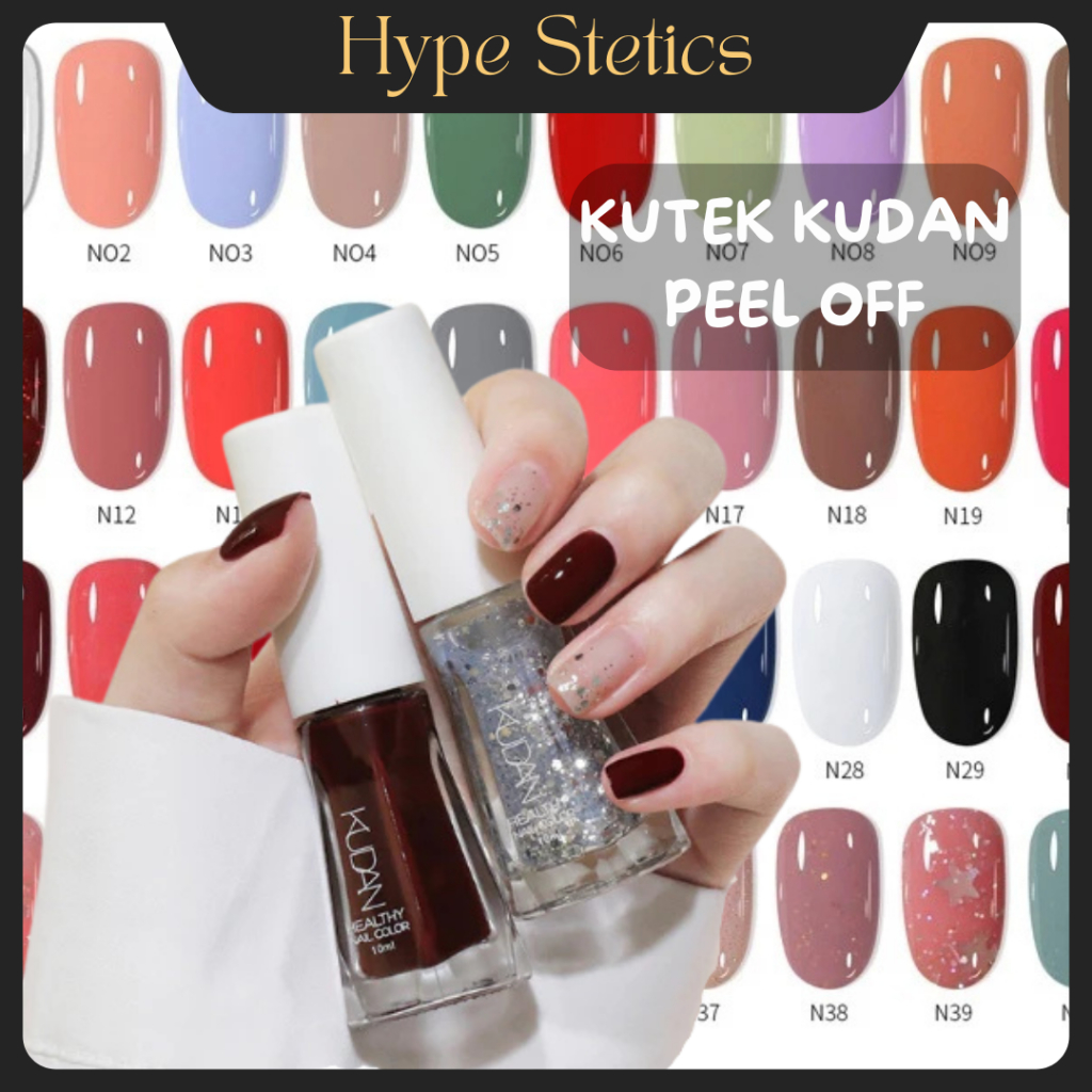 Jual KUDAN Kutek Kuku Peel Off Halal Muslimah Bisa Untuk Sholat Bisa Di ...