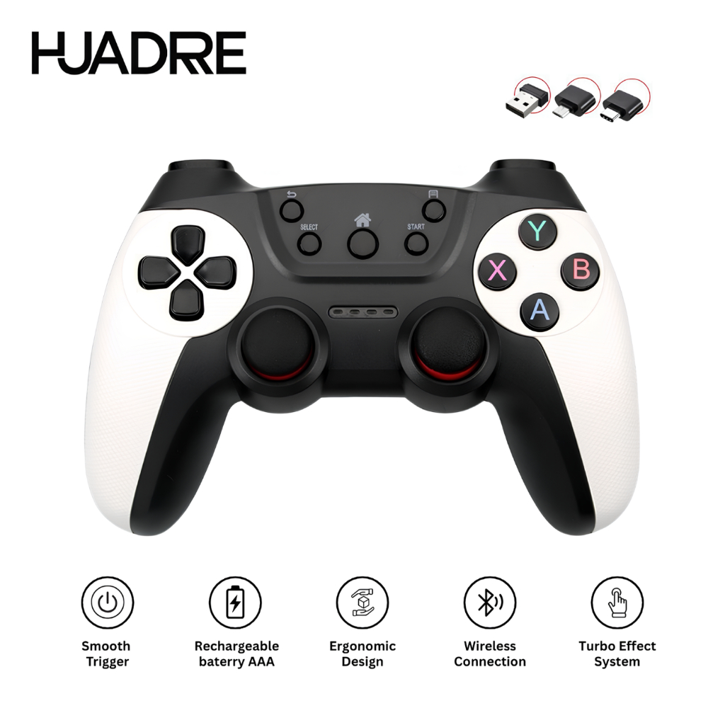 Jual HUADRRE Stik Gamepad Wireless 2.4G Joystick Gaming Controller Windows PC / PS3 / TV / HP ...