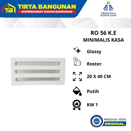 Jual TRISENSA ROSTER KERAMIK / LOBANG ANGIN VENTILASI RO 56 K.E ...