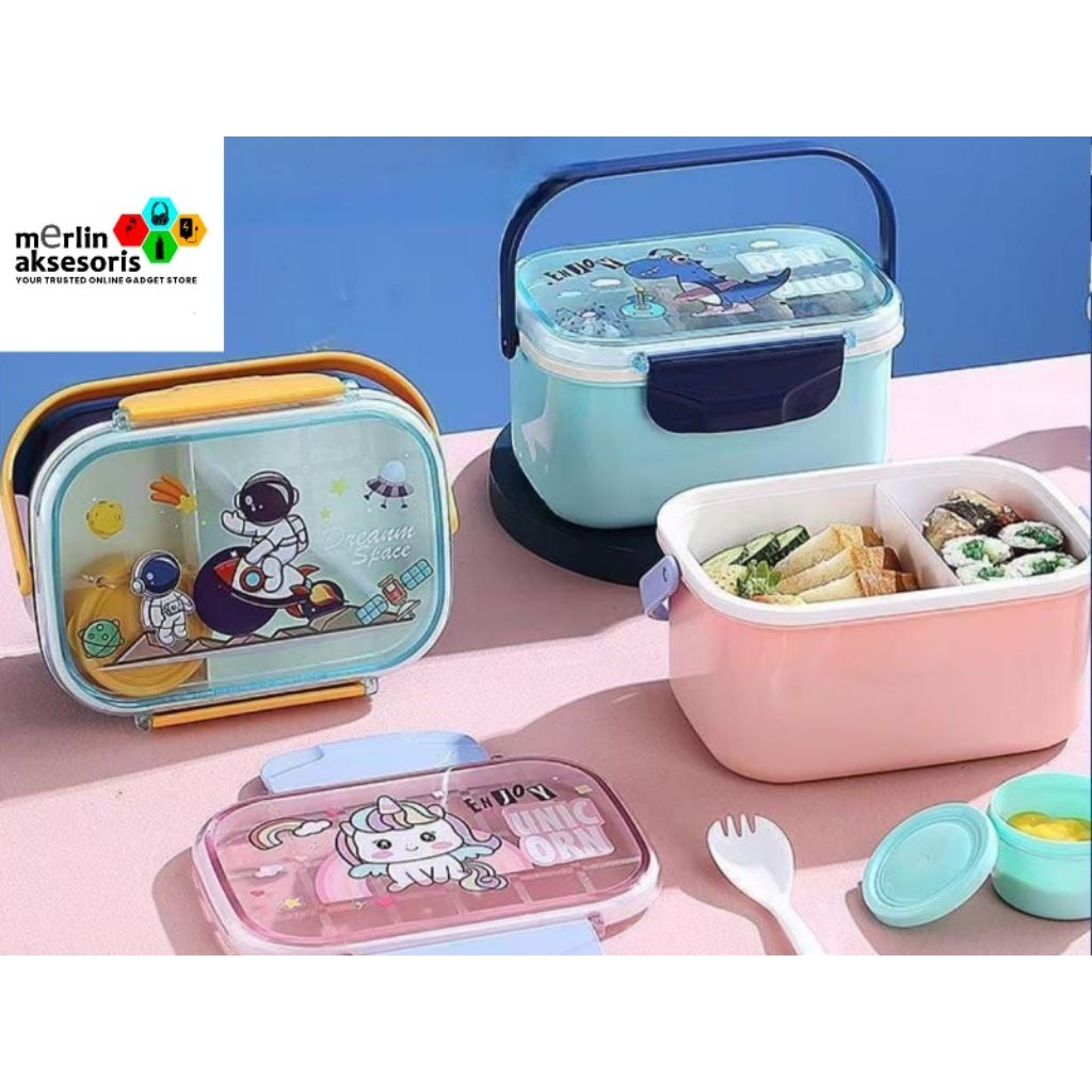 Jual Lunch Box LB-6021 Enjoy Meal, LB-6717 Sweet Donat, LB-7044 Tasty ...