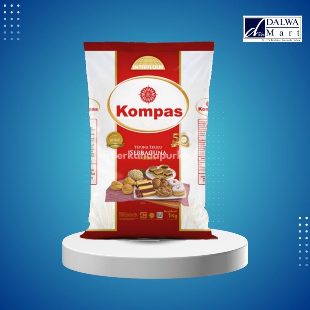Jual Terigu Kompas 1kg | Shopee Indonesia