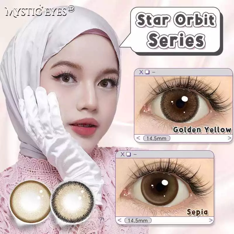 Jual Mysticeyes Softlens Star Orbit Series 14.5MM Normal | Shopee Indonesia