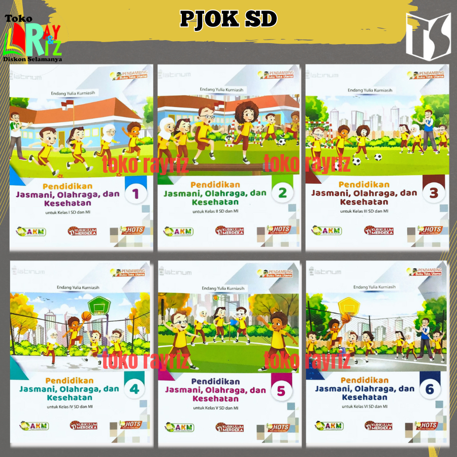 Jual PLATINUM Buku PJOK SD/MI Kelas 1 2 3 4 5 6 Pendidikan Jasmani Olahraga Dan Kesehatan Tiga ...