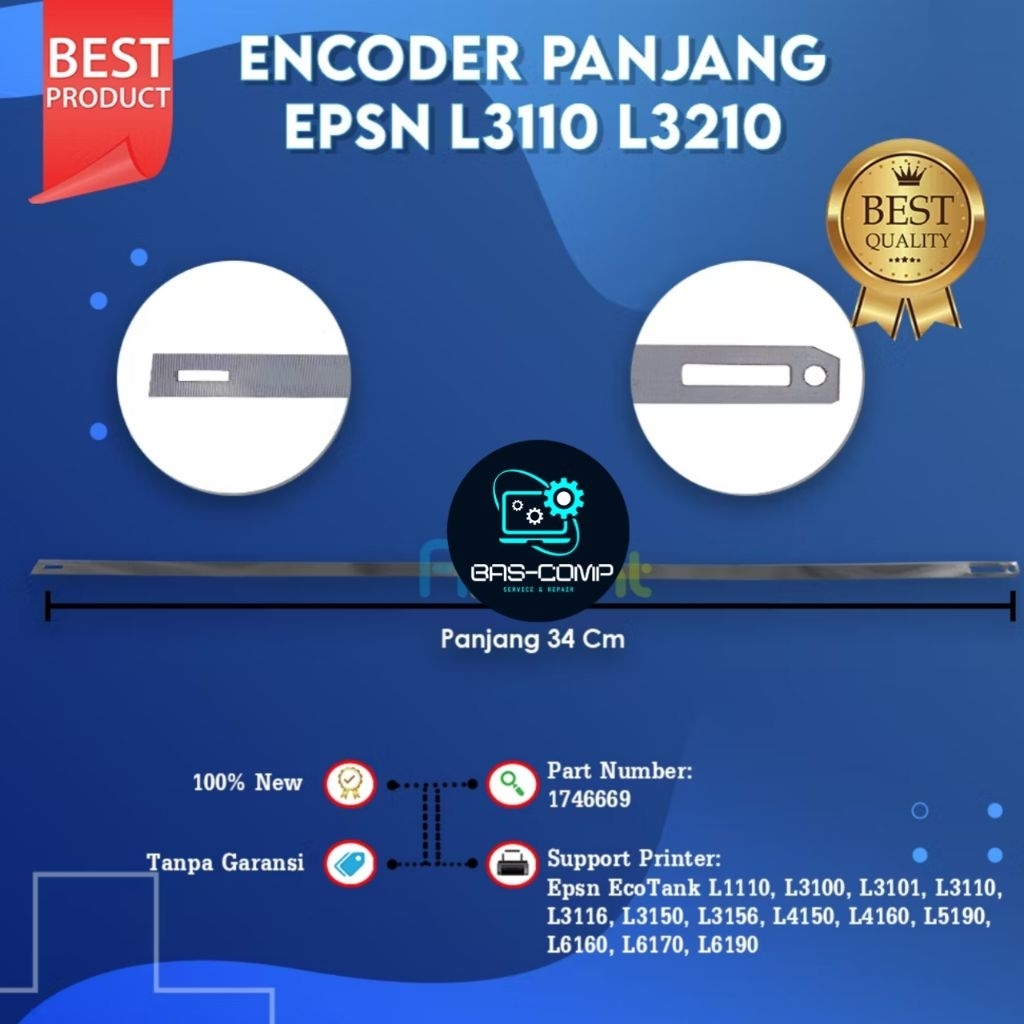 Jual Encoder Panjang Epson L1110 L1210 L3100 L3110 L3210 L3116 L3150 ...