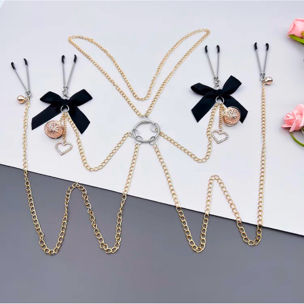 Jual NON PIERCING NIPPLE CHAIN MODEL V BREST WOMAN PUTING DAN BAGIAN ...