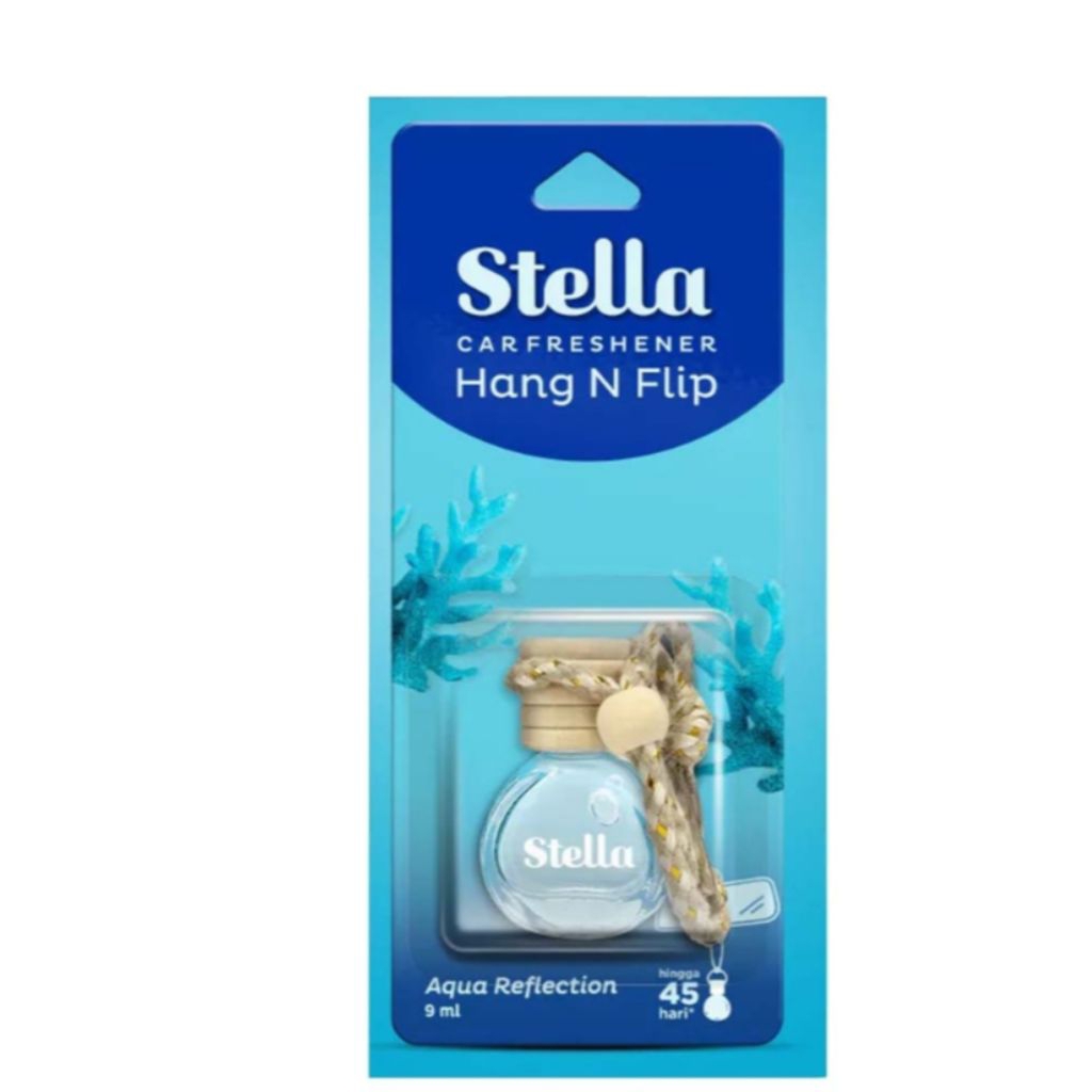 Jual Stella Hang N Flip Pengharum Mobil Aqua Reflection 9 ml | Shopee ...
