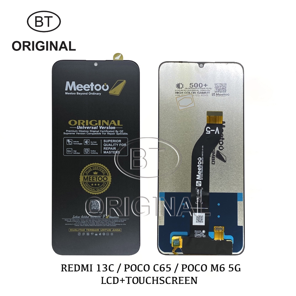 Jual LCD XIAOMI REDMI 13C - POCO M6 5G - POCO C65 - ORIGINAL MEETOO ...