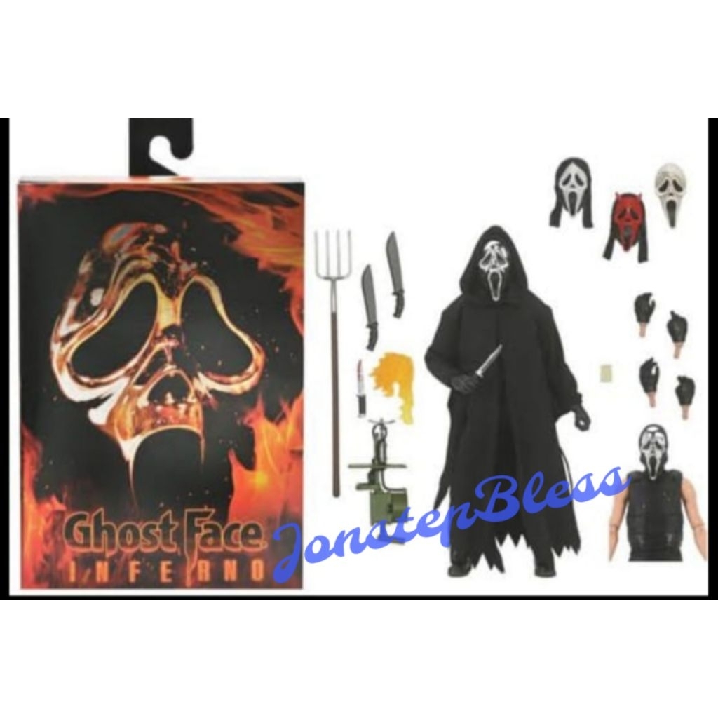 Jual Neca Ghostface Ghost Face Inferno Movie Scream Ultimate Action ...