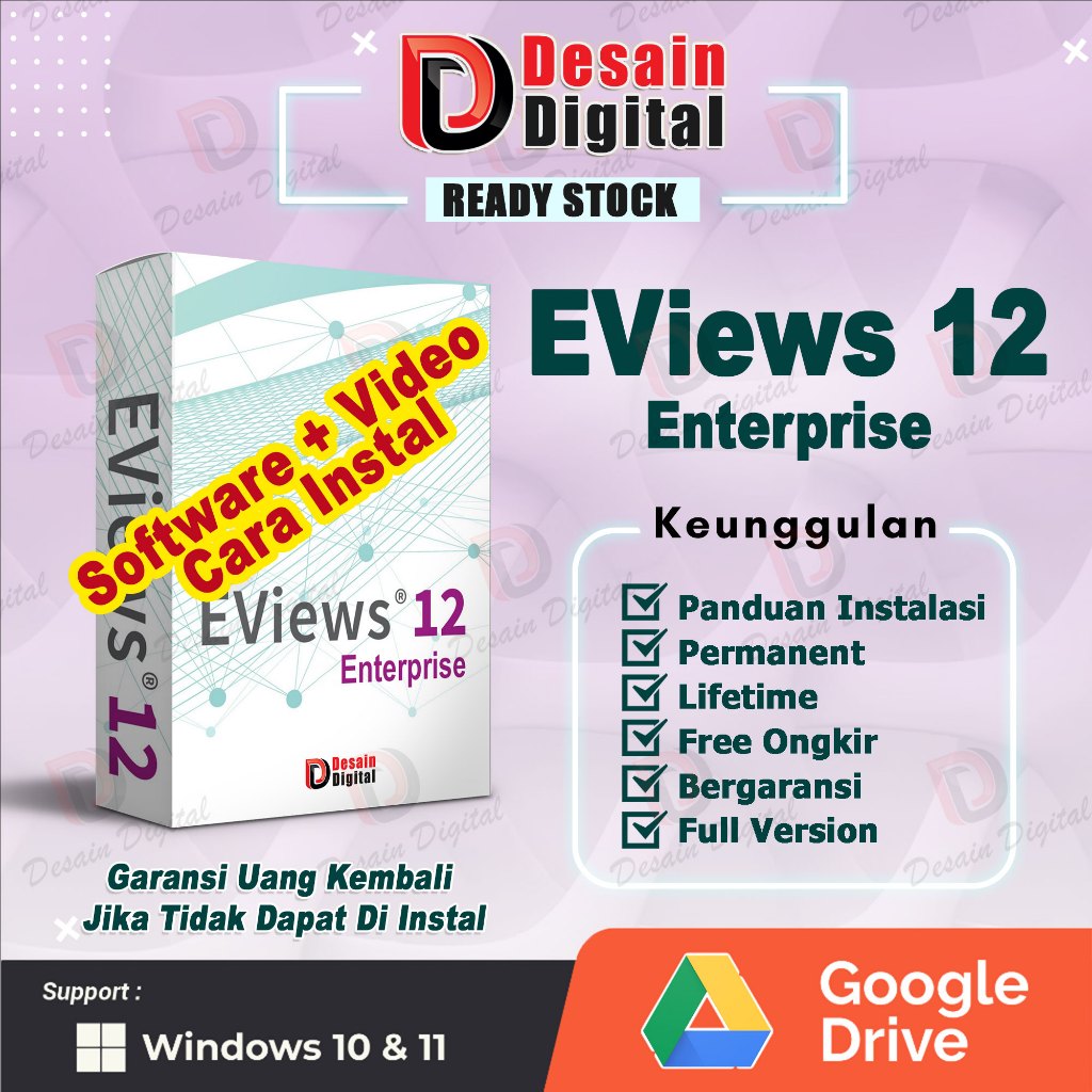 Jual Software Window - EViews 12 Enterprise Full Version - Lifetime | Shopee Indonesia