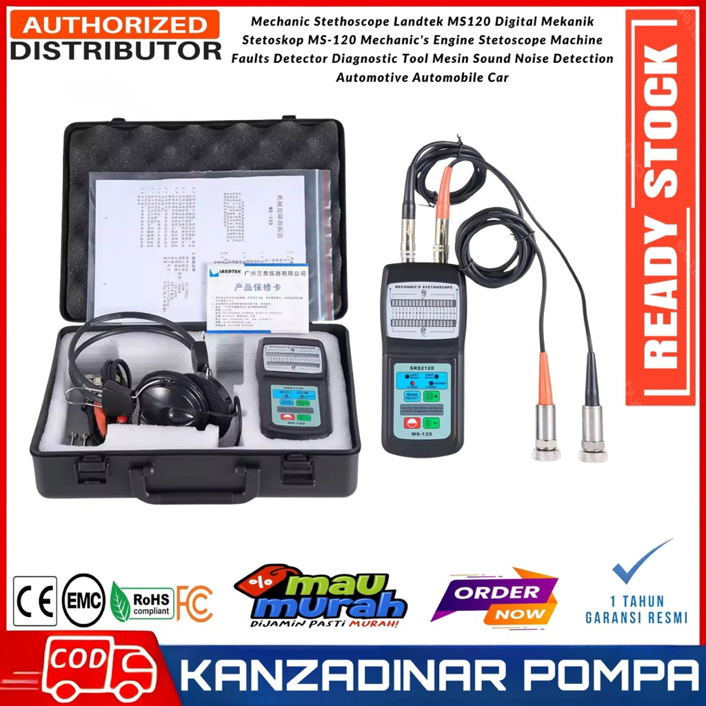 Jual Mechanic Stethoscope Landtek MS120 Digital Mekanik Stetoskop MS ...