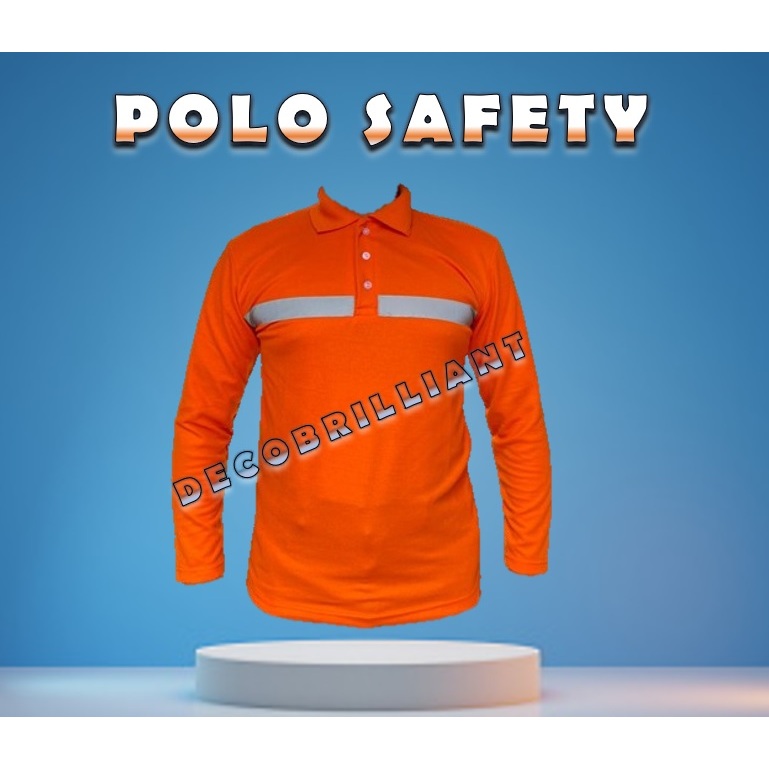 Jual Kaos Polo Safety Proyek Lengan Panjang - Kaos Lapangan Skotlet ...