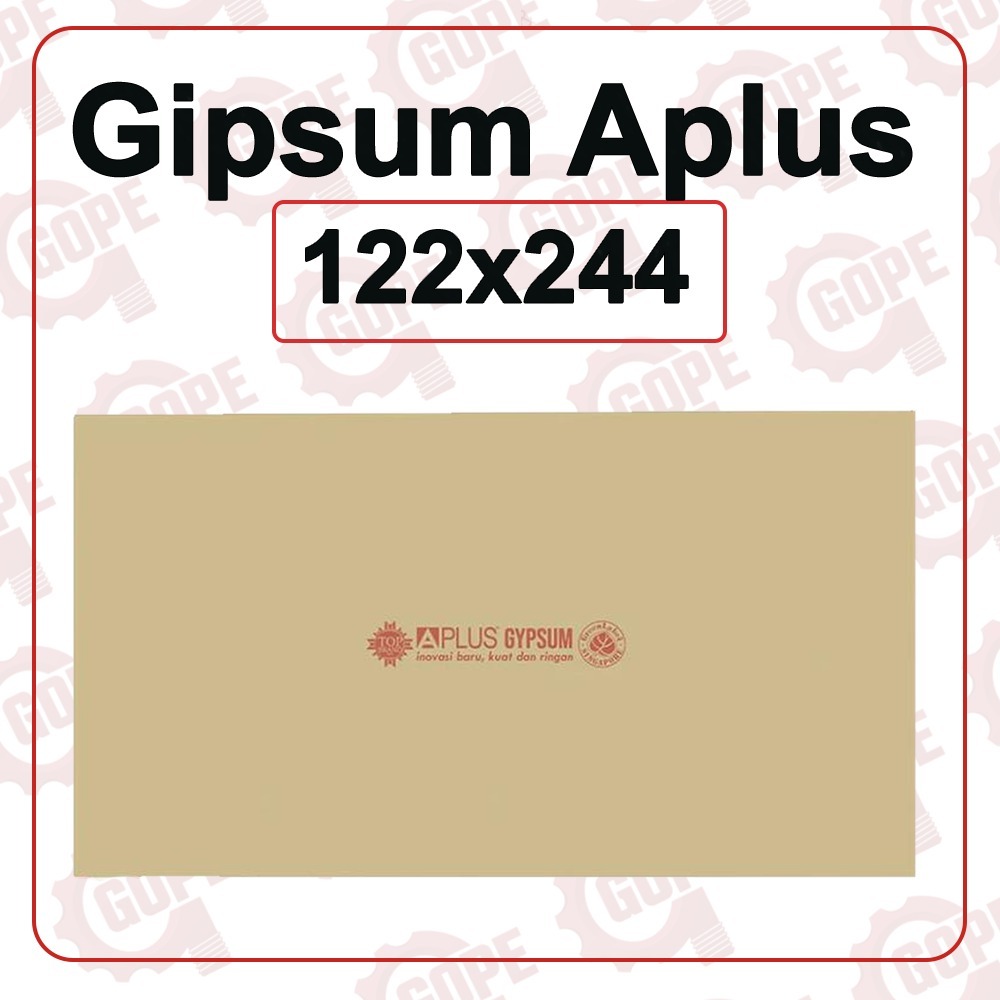 Jual Gipsum Aplus Papan Gypsum A Plus Lembaran 120 x 240 mm | Shopee ...