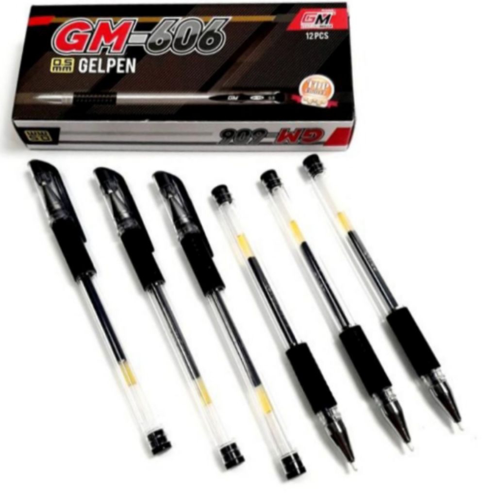 Jual Pulpen Pena Ballpoint Gel Pen 1 Kotak isi 12 Pcs Harga 12 Kotak/12 ...