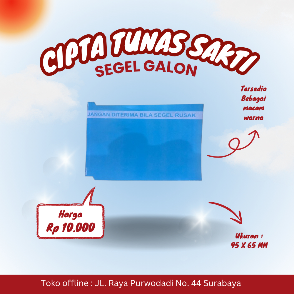 Jual SEGEL GALON POLOS ( 1 ikat = 200 pcs ) | Shopee Indonesia