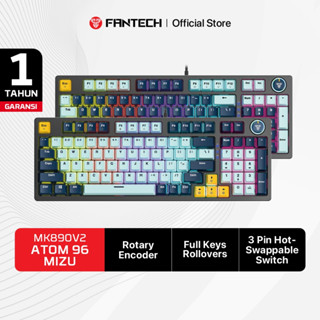 Jual Fantech ATOM MIZU SERIES Keyboard Mechanical Gaming ATOM 63 81 96 Hotswappable 3 Pin ...