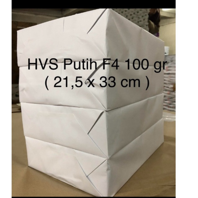 Jual HVS putih F4 100gr ( 21,5x33cm ) | Shopee Indonesia