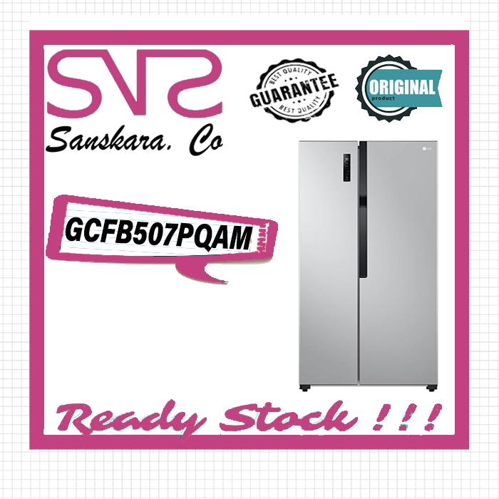 Jual LG GCFB507PQAM - KULKAS LG INVERTER SIDE BY SIDE LG GC FB507 ...