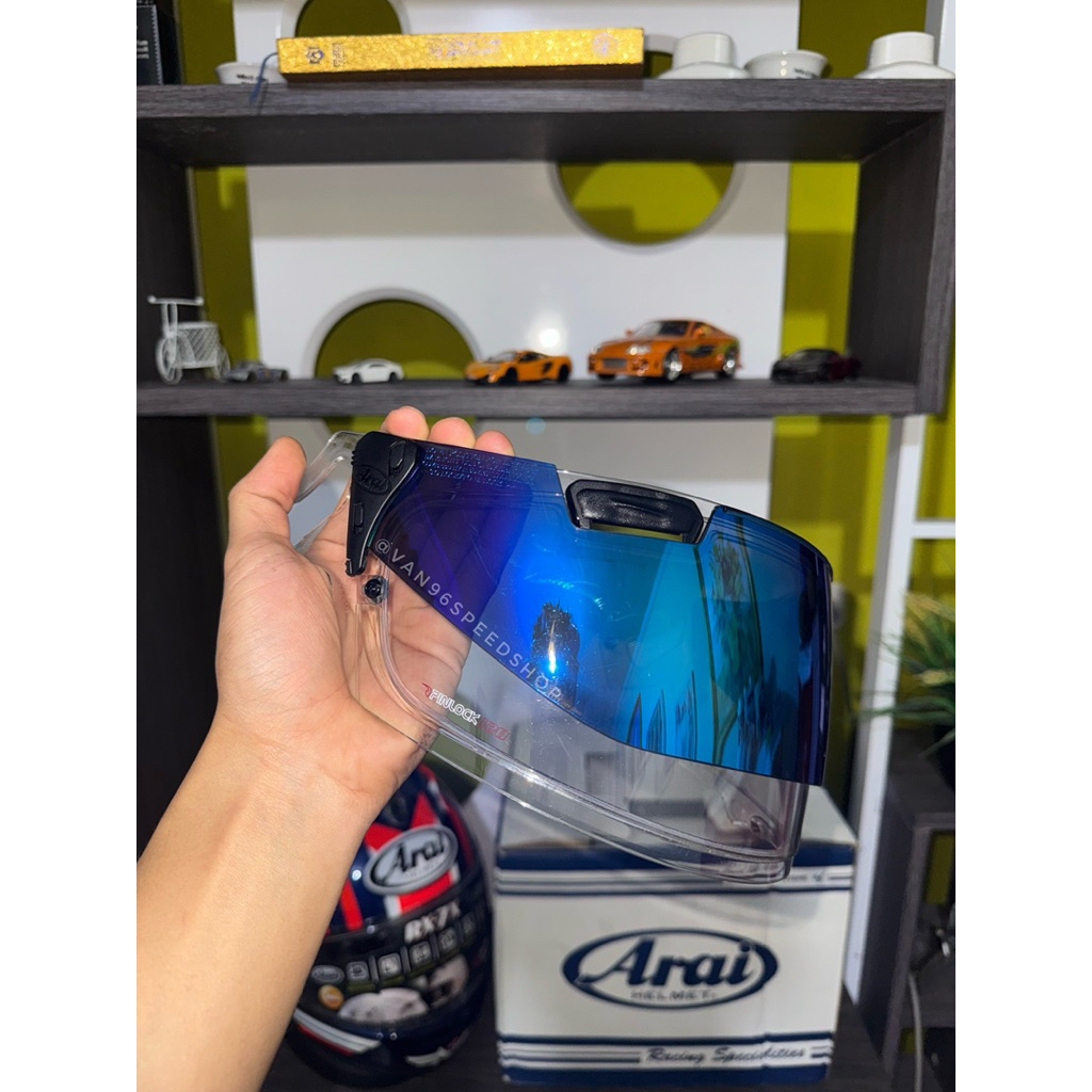 Jual VISOR PROSHADE IRIDIUM BLUE VAS V ARAI RX7X | Shopee Indonesia