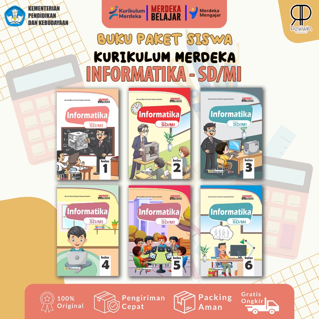 Jual Buku INFORMATIKA SD/MI Kelas 1–6 | Kurikulum Merdeka | Penerbit Wahana Karya Jaya | Shopee ...