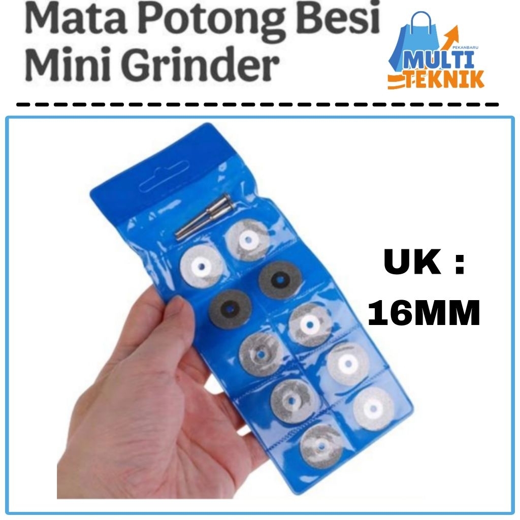 Jual Mata Gerinda Potong Besi Mini Die Grinder Diamond Cutting 12Pcs ...