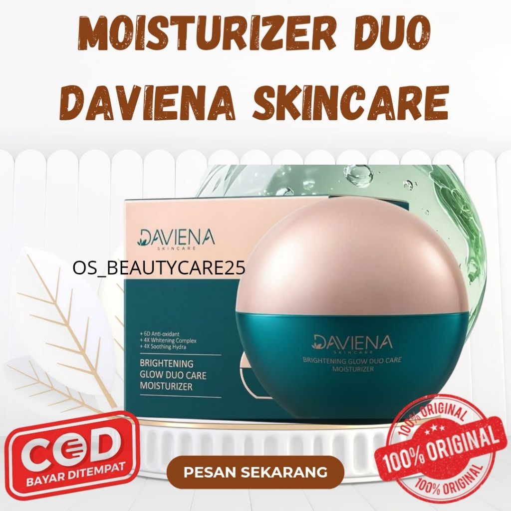 Jual BRIGHTENING GLOW DUO CARE MOISTURIZER DAVIENA READY STOCK | Shopee ...