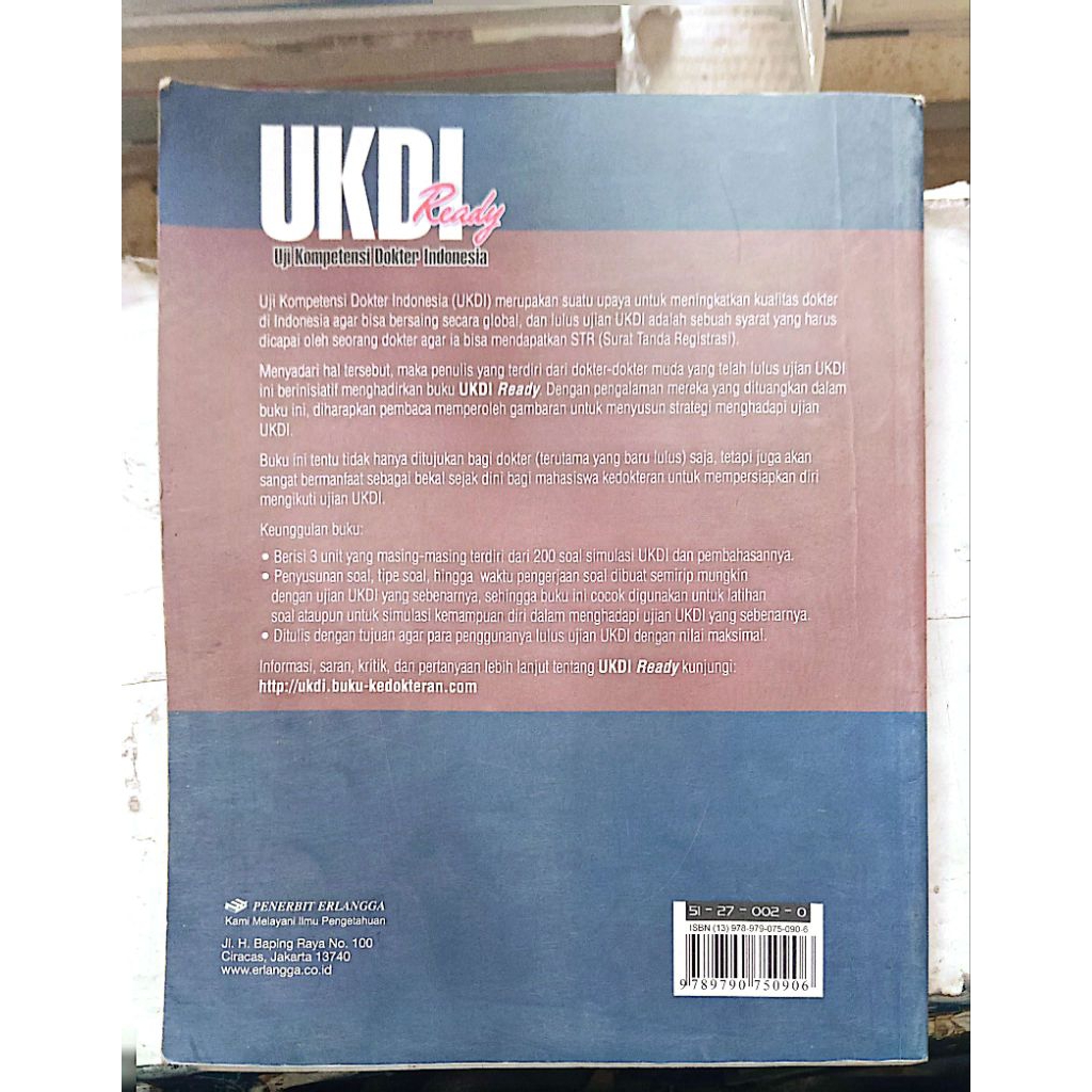 Jual BUKU BEKAS UKDI UJI KOMPETENSI DOKTER INDONESIA SOAL SOAL DAN JAWABAN | Shopee Indonesia