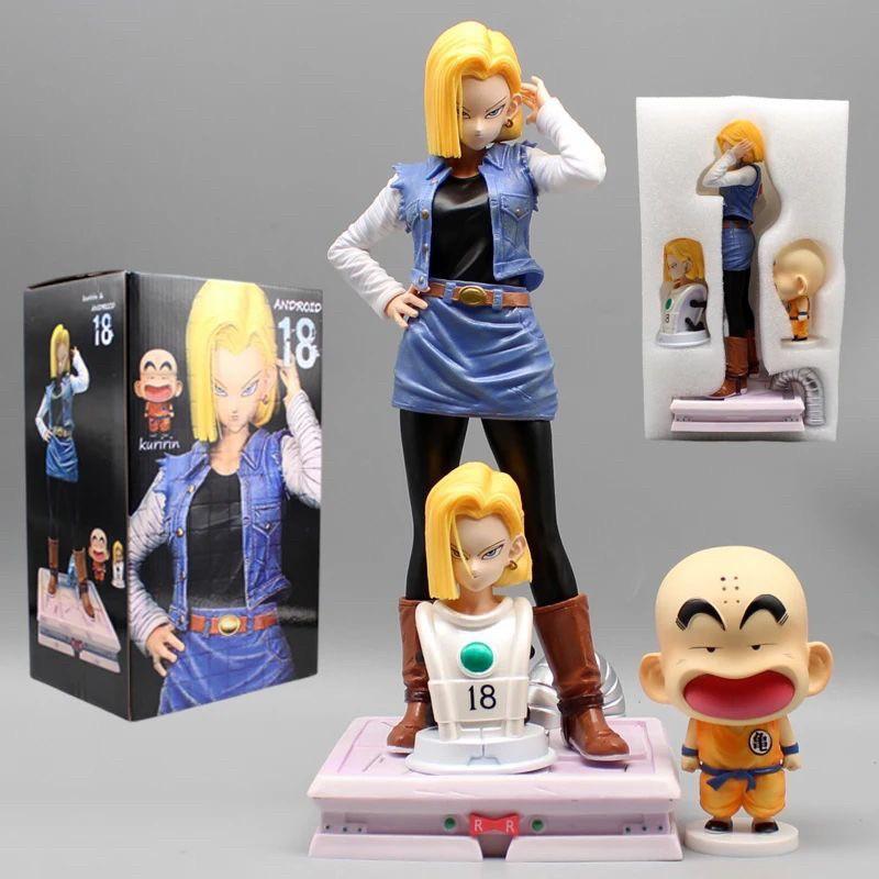 Jual action figure dragon ball diorama android 18 & krillin | Shopee ...