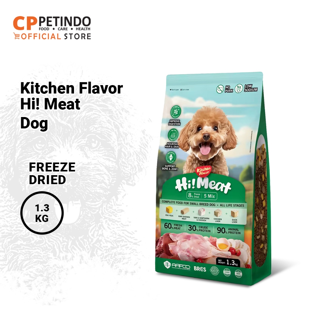 Jual Kitchen Flavor HiMeat SM Dog Food ALS 1.3kg | Shopee Indonesia