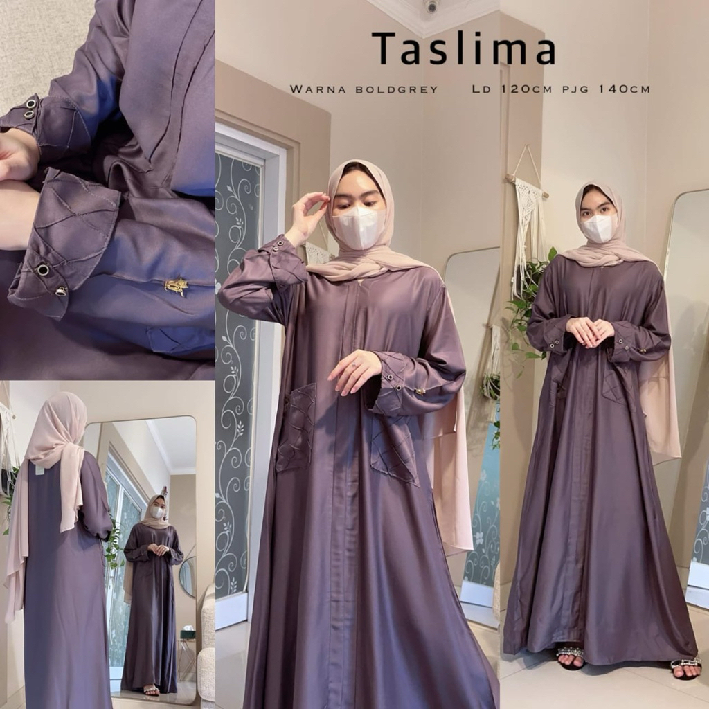Jual Daster Arab Taslima by Fairuz - Maxi Dress Rayon Twill Premium ...