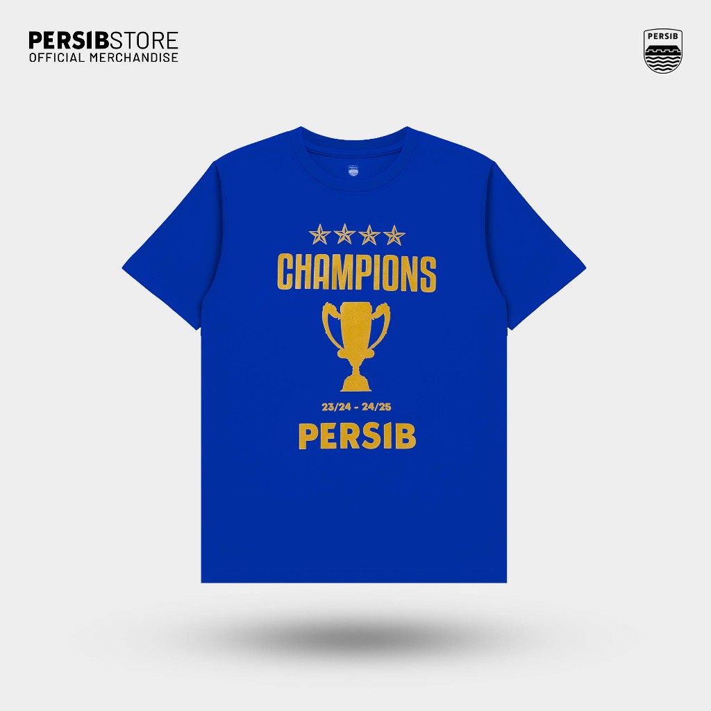 Jual PERSIB TSHIRT CHAMPIONS 24-25 BIRU | Shopee Indonesia