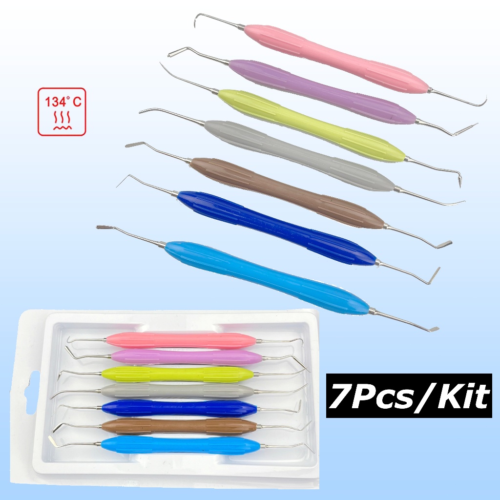Jual 7Pcs/set HIGH QUALITY Composite filling instrument CT titanium ...