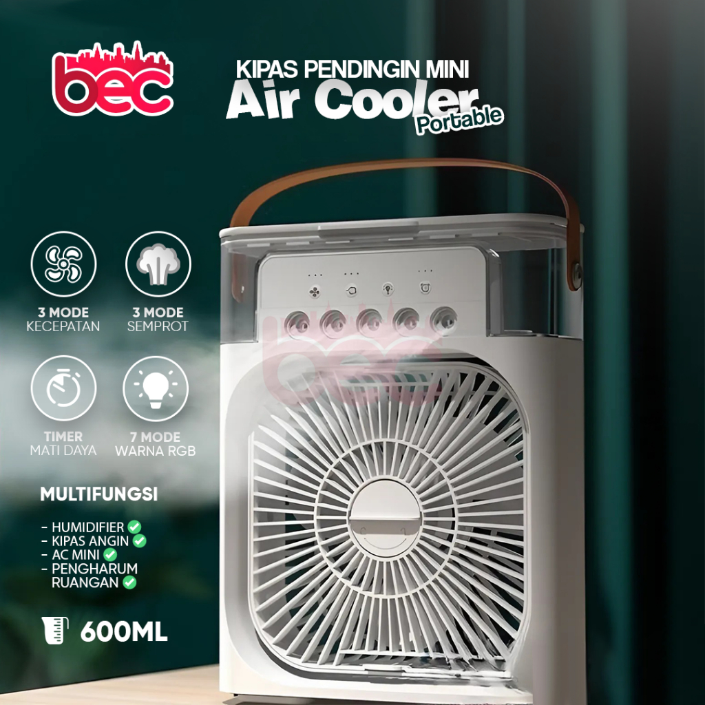 Jual [BEC] Kipas Pendingin Mini AC | Mini AC Portable Air Cooler ...