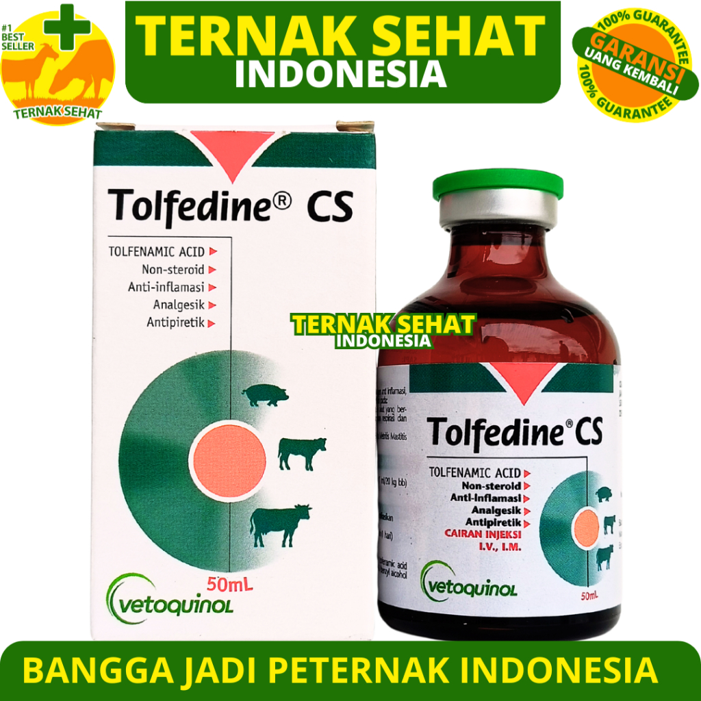 Jual TOLFEDINE CS 50ML - (ED DES 2027) Tolfedin Anti radang Anti ...