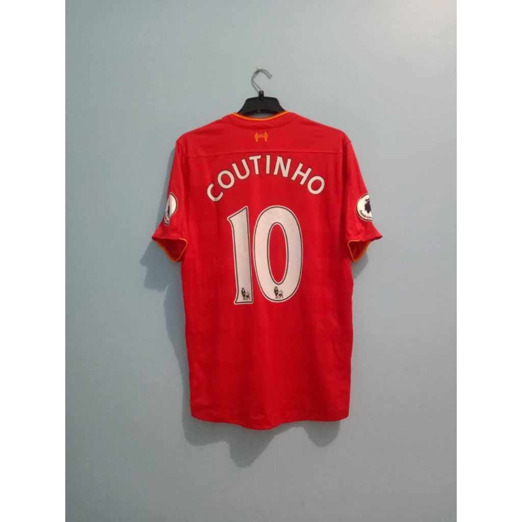 Jual Jersey Liverpool Home 2016 - 2017 Original COUTINHO | Shopee Indonesia
